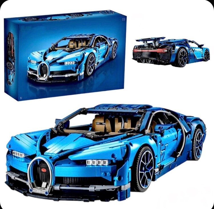 Конструктор "Bugatti Chiron", 4031 деталь, совместим с Technic