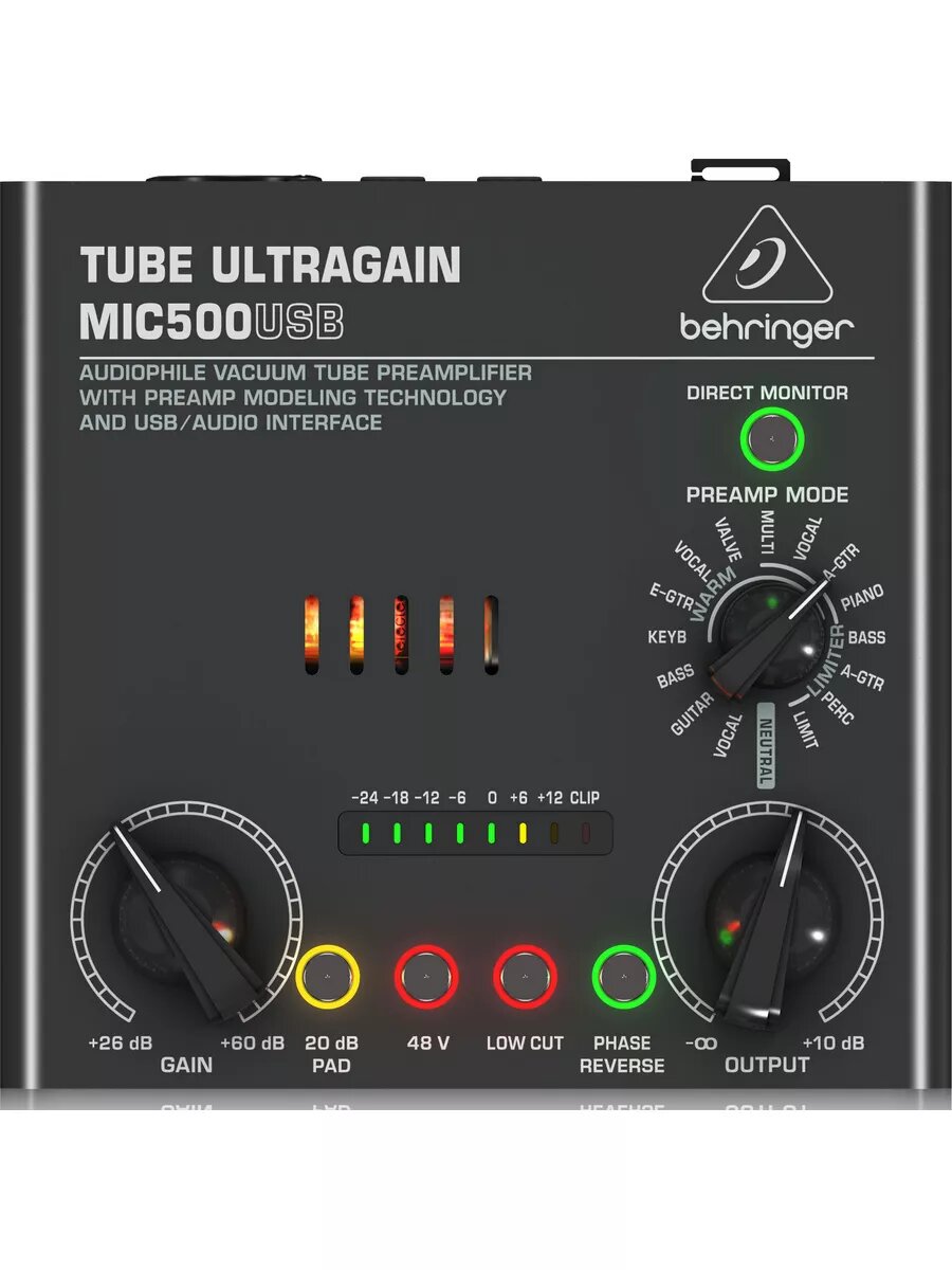 MIC500USB Микрофонный/инструментальный предусилитель