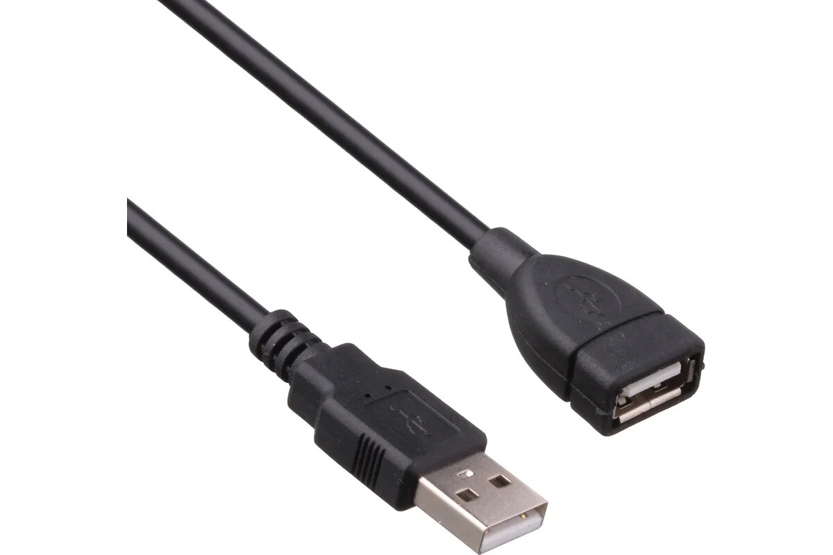 ExeGate USB 2.0 удлинитель EX-CC-USB2-AMAF-3.0 Am Af, 3 мкабель для периферии USB