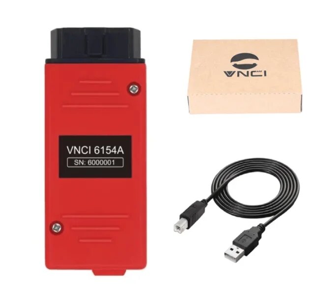 Обновление прошивки VNCI 6154 WIFI USB Новый V25.0.1 Поддержка CAN FD DoIP VNCI 6154A Онлайн-функция для диагностического инструмента VAGcar