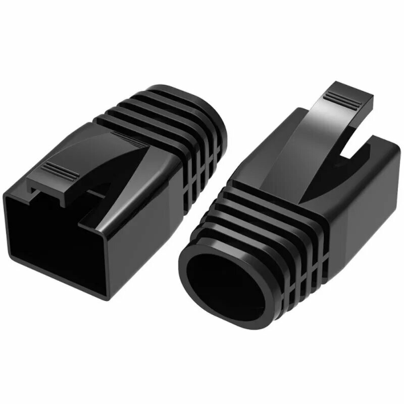 RJ45 Cat7 коннектор, 50шт, черный