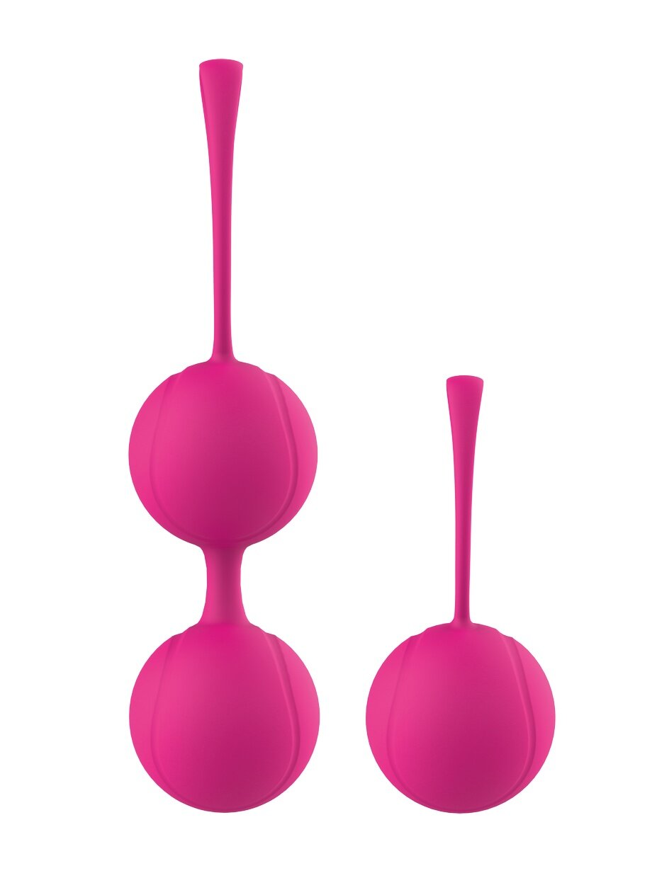Набор розовых вагинальных шариков Duo Ball Set Dream Toys