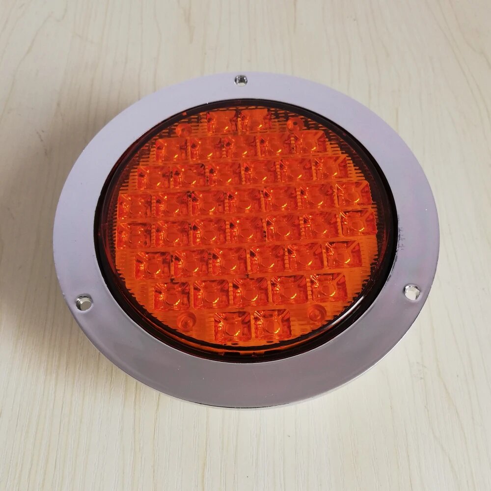 2 шт, 12 В, 24 В, задний фонарь для прицепа, светодиодный задний фонарь для трактора, Amber
