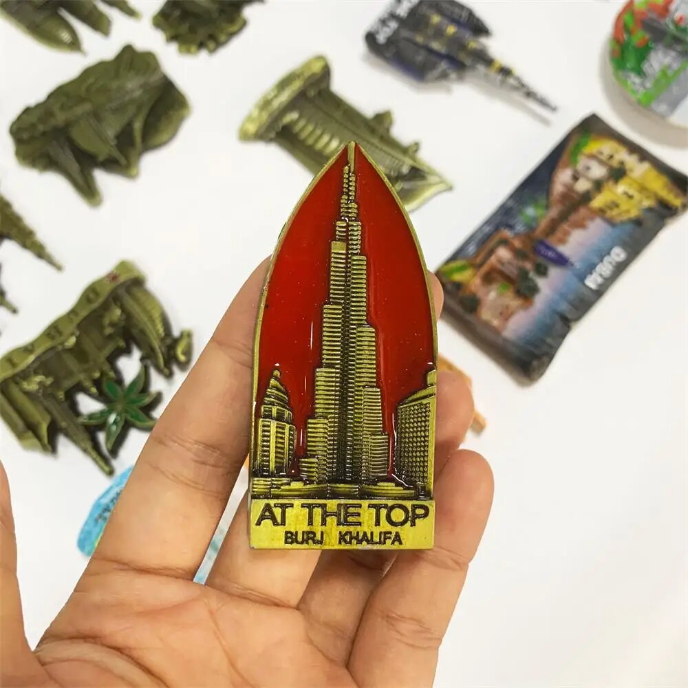 Магниты для холодильника Дубай лавандовый