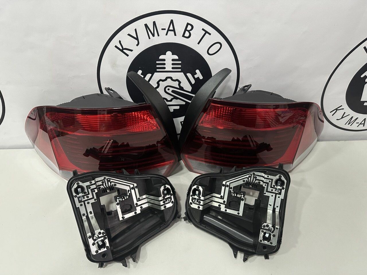 Задние фонари с платами Фольксваген Поло Рестайл 2014-2020