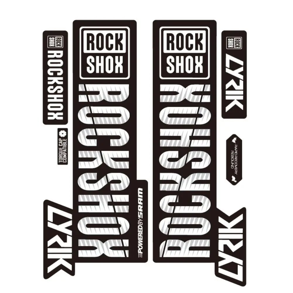 Наклейка на вилку Rock Shox SID для велосипеда
