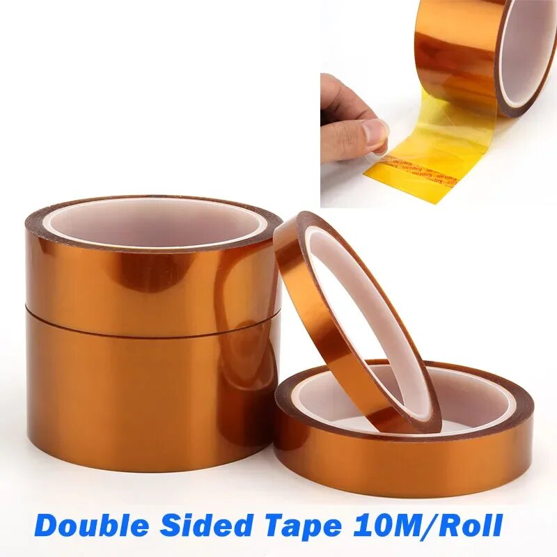 Двухсторонняя клейкая лента Kapton 3 мм, 10 м