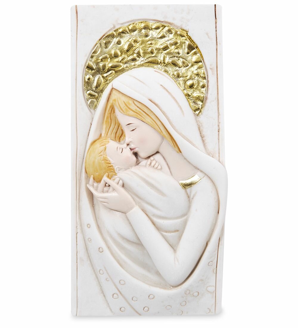 Фигурка-панно 'Дева Мария с младенцем'