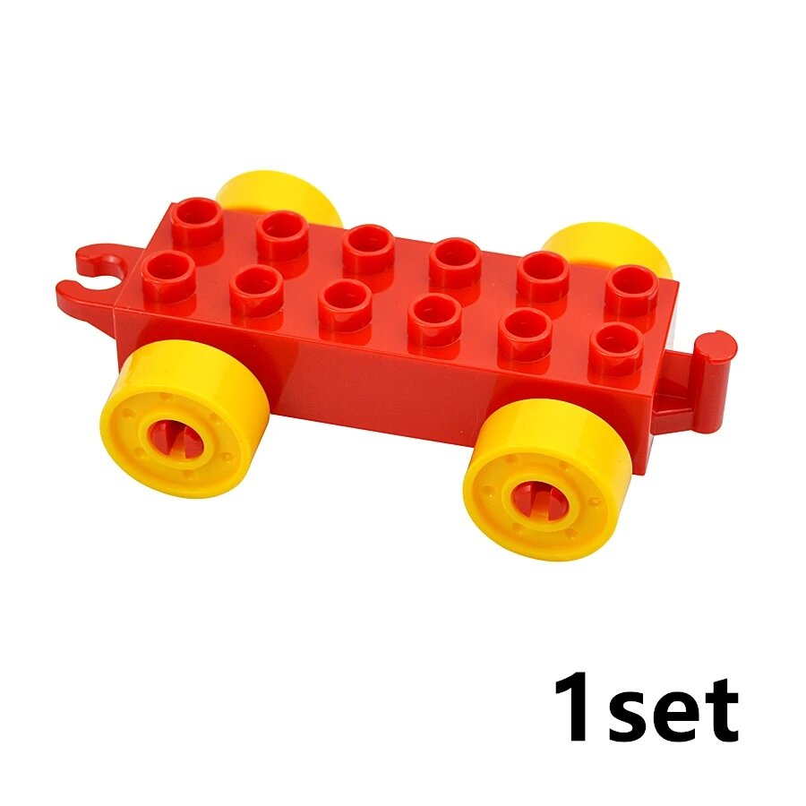 MOC Большой трактор из пластика для детей от 6 лет Red-1set