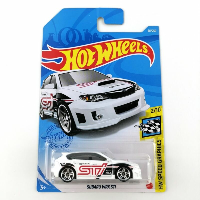 Машинка Mattel Hot Wheels 2021 C4982 Subaru Wrx Sti White