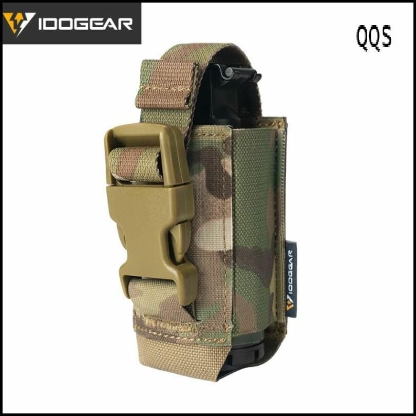 Подсумок Для Тактических Журналов IDOGEAR Тактическая одиночная сумка-фонарик переноски инструментов Многофункциональный MOLLE 3593