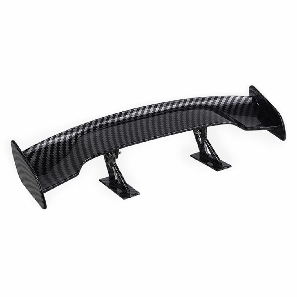Автозапчасти, (1шт) Универсальное удлиненное хвостовое крыло для автомобилей-углеродное волокно черного цвета
