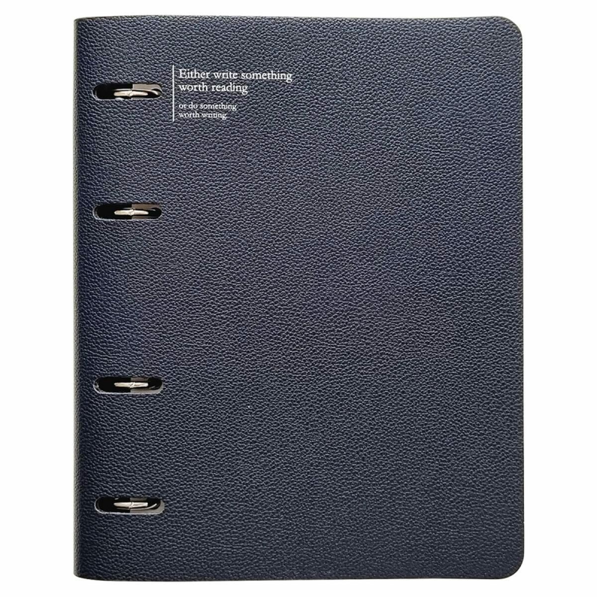 Тетрадь на кольцах 120л, А5 Infolio Study Prague (клетка, кожзам), 10шт.