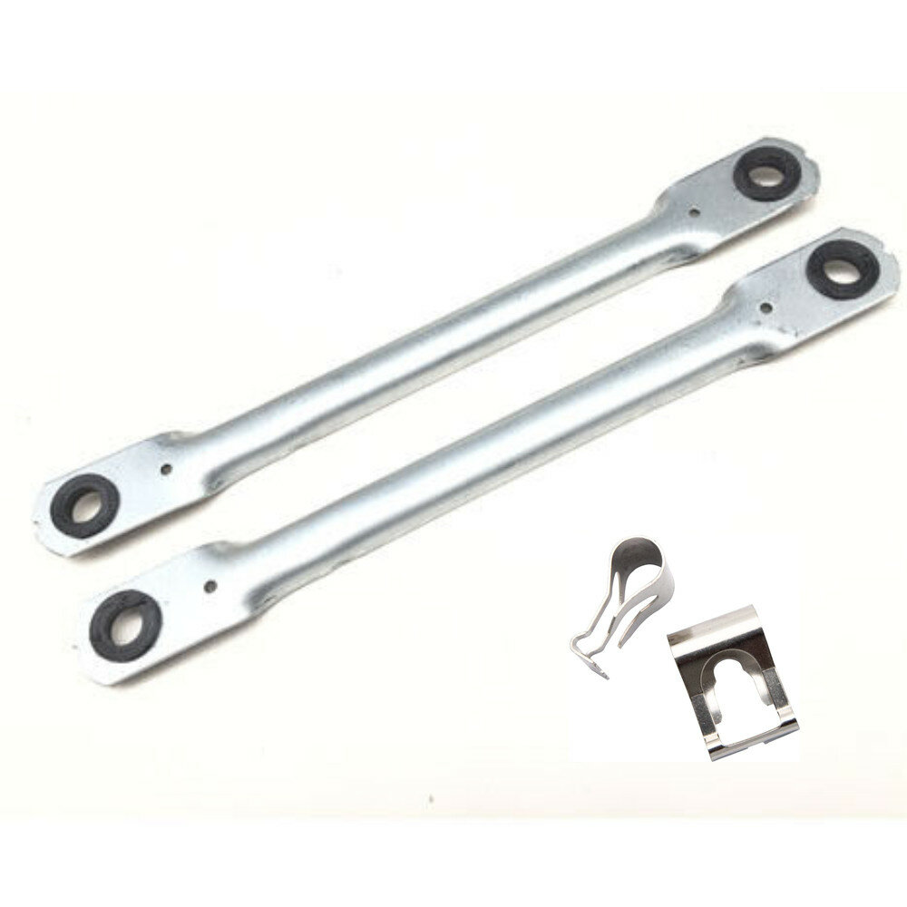 Windscreen Wiper Linkage Bars Rods With Wiper Clips For Fiat Punto 1999-2006