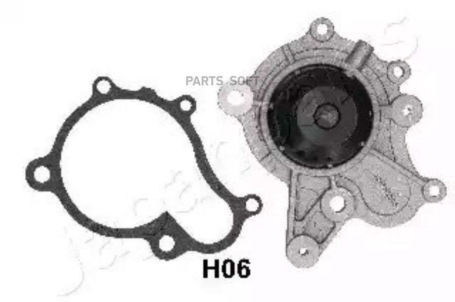PQH06 JAPANPARTS Помпа Hyundai, KIA 1.5-2.2 CRDi 01-> (D3EA, D4EA, D4FB, D4EB)