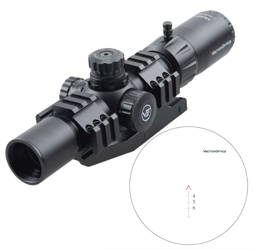 Оптический прицел Vector Optics 30мм SFP Mustang 1-4x30 (SCOC-29)