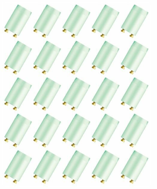 Стартеры Osram Basic St151 4-22W 220-240V для люминесцентных ламп, последовательное включение (25 шт.)