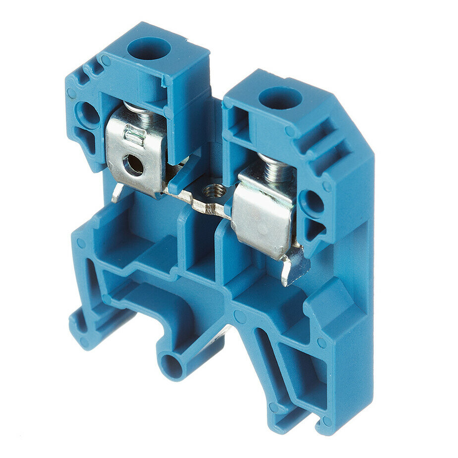 Колодка клеммная винтовая Navigator 6 кв. мм синяя (20 шт.)