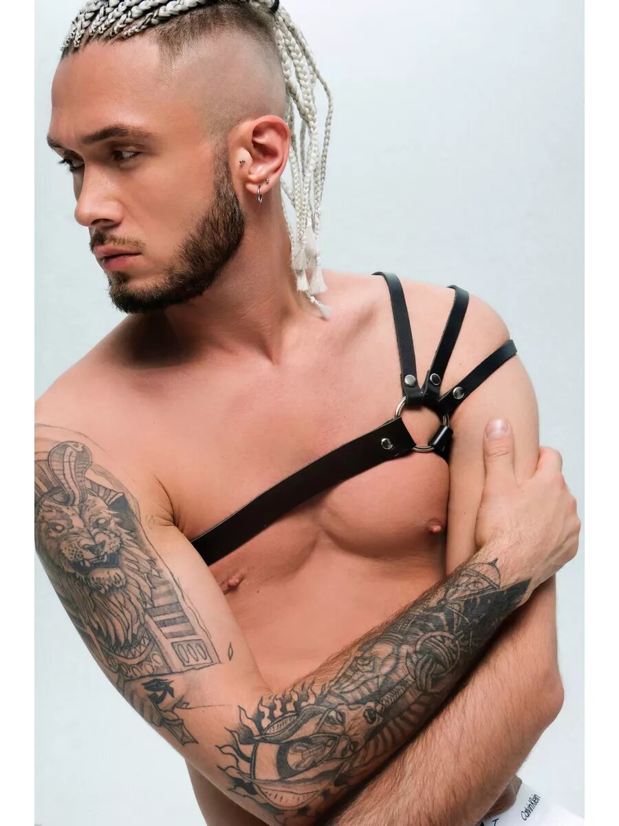 Портупея кожанная на плечо