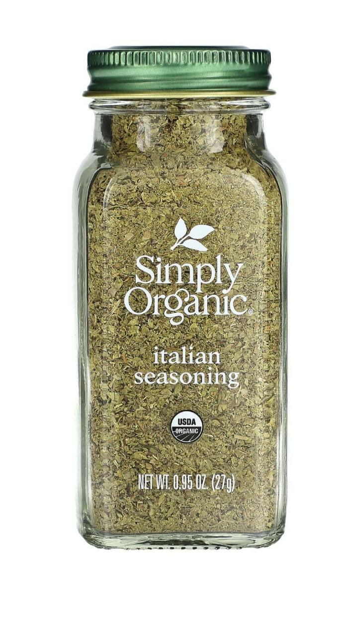 Органическая итальянская приправа Simply Organic, 27 г
