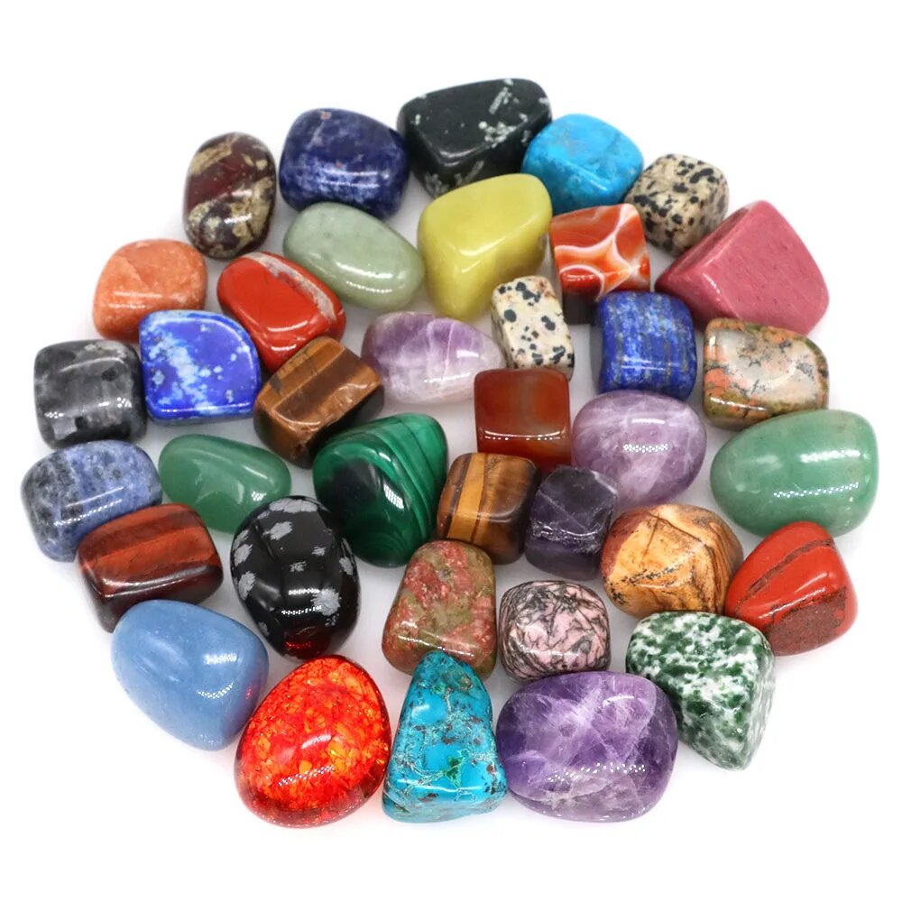 Набор натуральных камней, цвет: Random Stone, диаметр: 1PC