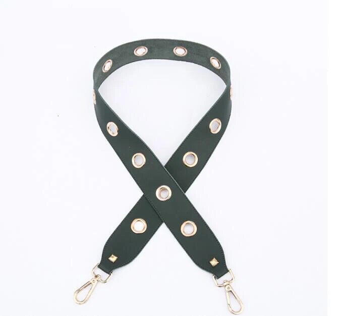 Ремень из искусственной кожи с заклепками для женщин, сумочка на ремне через плечо, однотонный широкий ремешок, Аксессуары для женских мессенджеров silver metal, 2