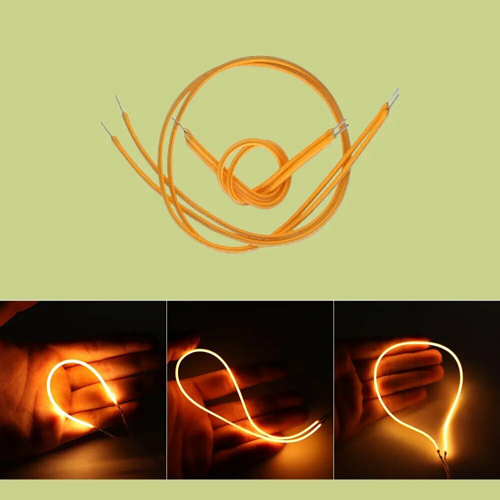 LED лампа Эдисон QMLRMC желтый 2200K 80/130/255/300 мм yellow, 130MM