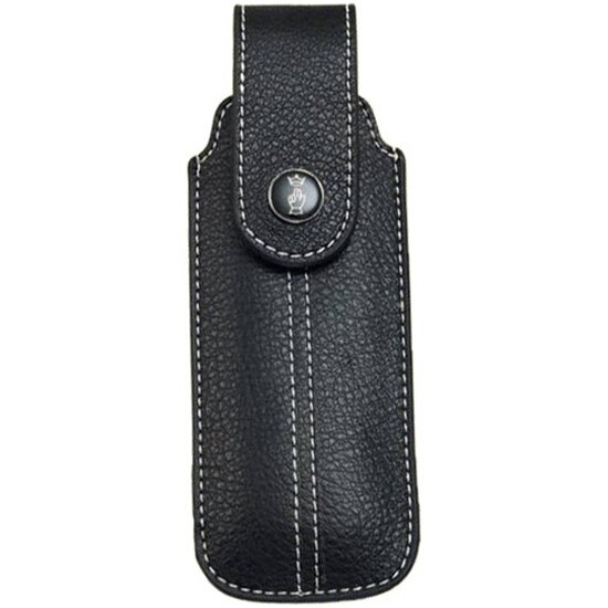 Кожаный чехол Opinel Chic black leather