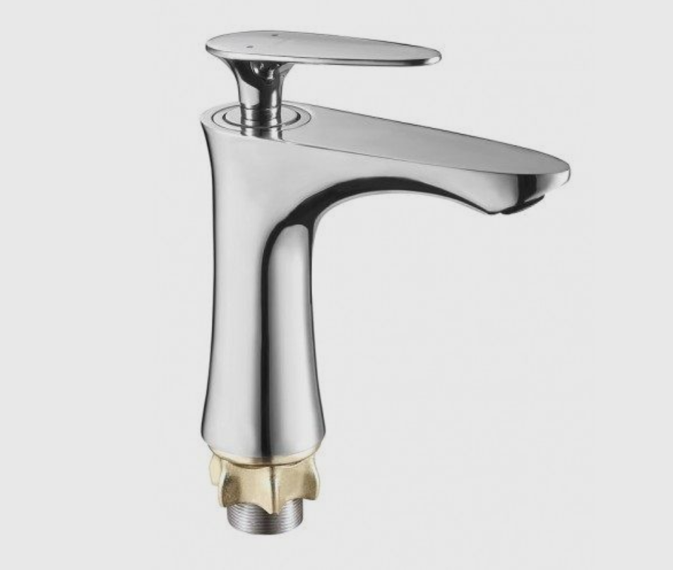 Смеситель для раковины Zegor SAT1-A010, однорычажный, хромированный, горизонтальный монтаж