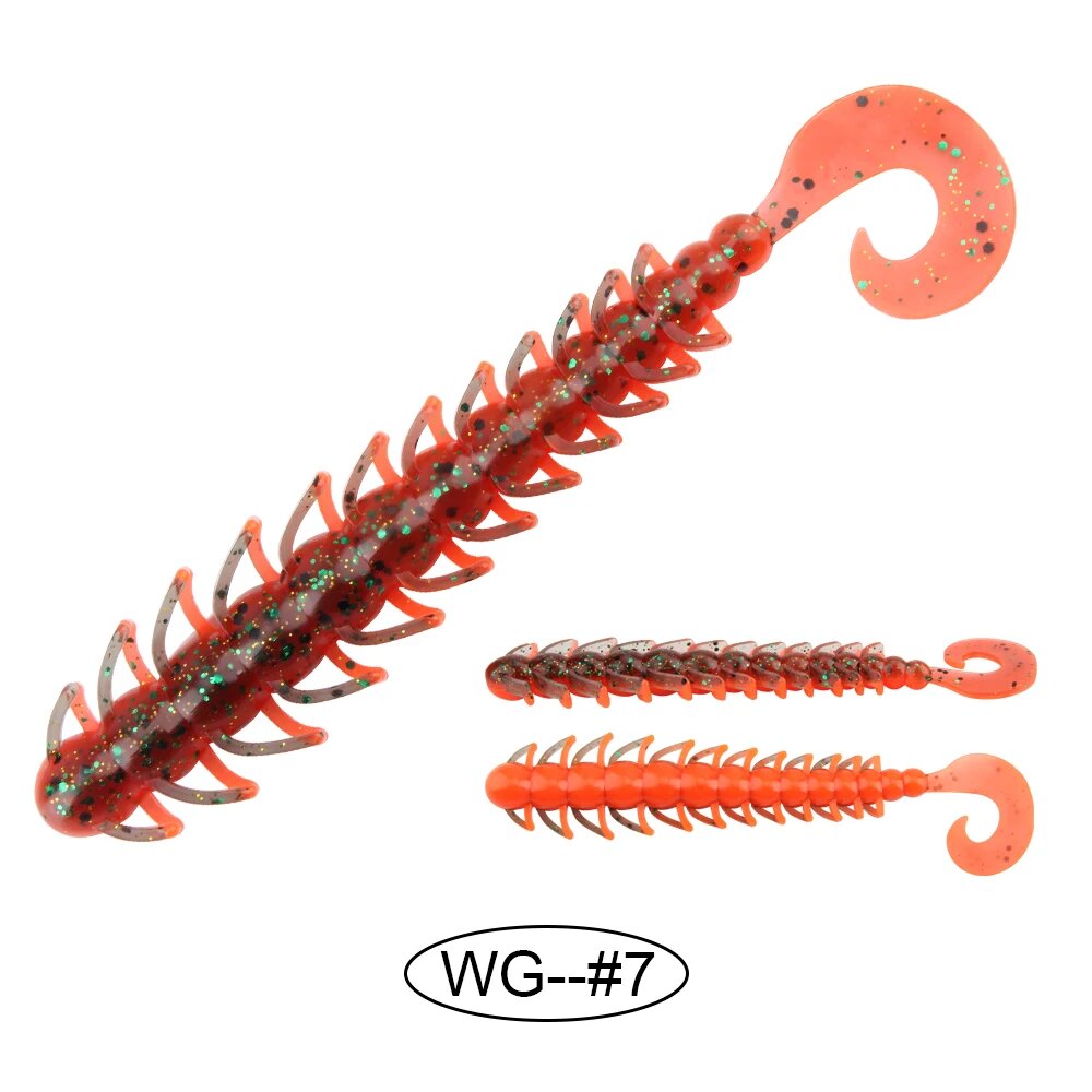 Приманка Rosewood Bugsy Segmented Worm 115 мм, 5 шт. WG--7