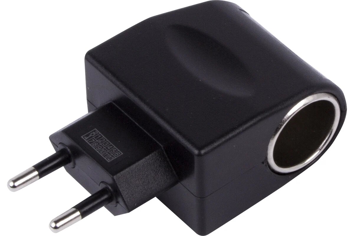 REXANT переходник 220В на 12В прикуриватель 11-1071, адаптер для автоэлектрики