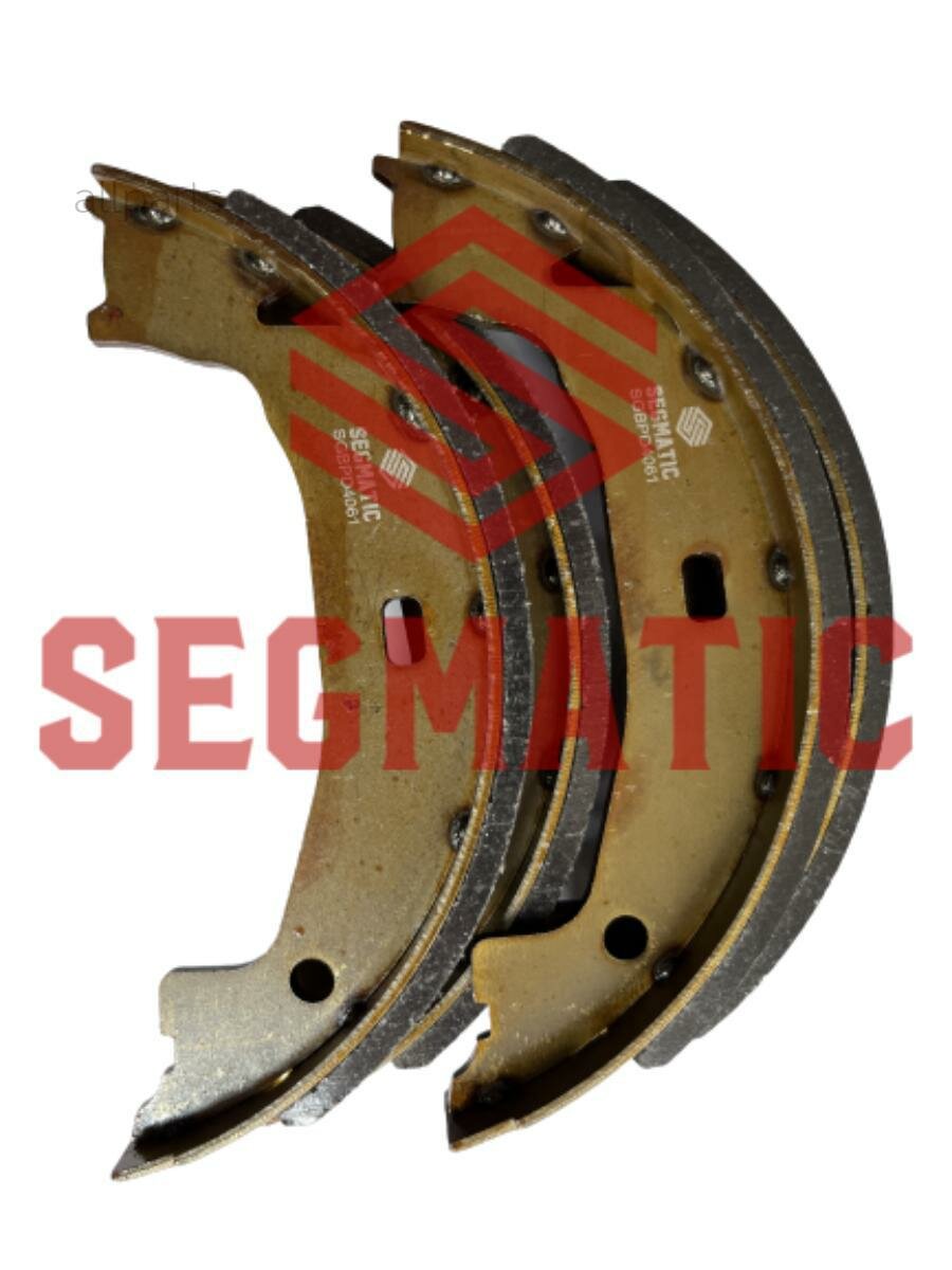 SEGMATIC SGBPD4061 Колодки торм. бараб. для а/м BMW 3 (E46) (98-) стояночного тормоза 160x20 для тс ATE