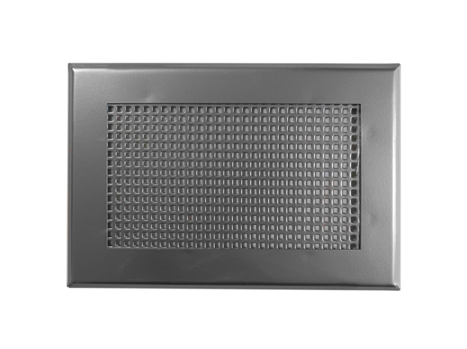 Решетка вентиляционная 240х180мм металлическая на магнитах, квадрат, хром