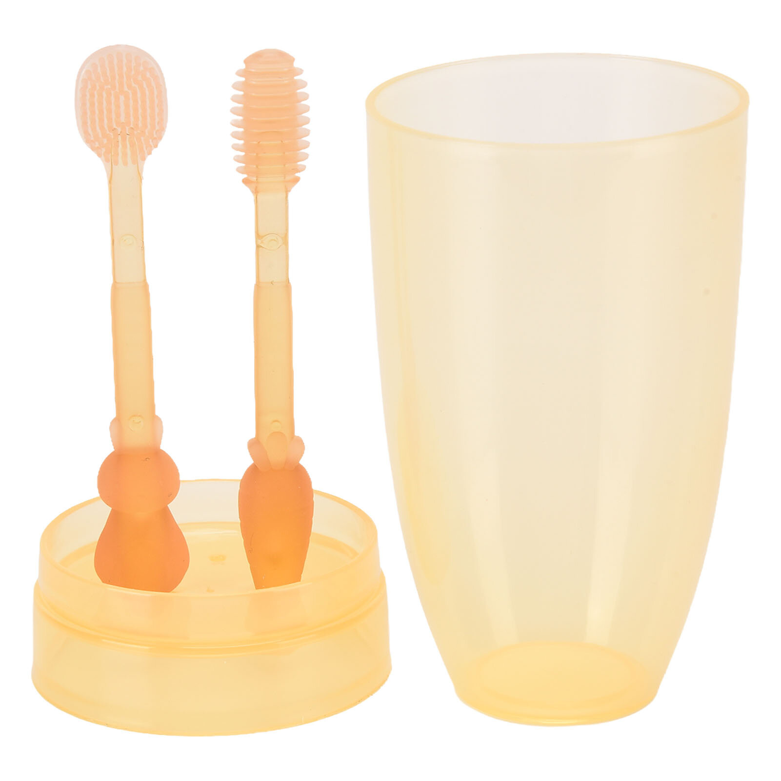 Детская зубная щетка из силикона для малышей, мягкая зубная щетка для чистки языка и десен.