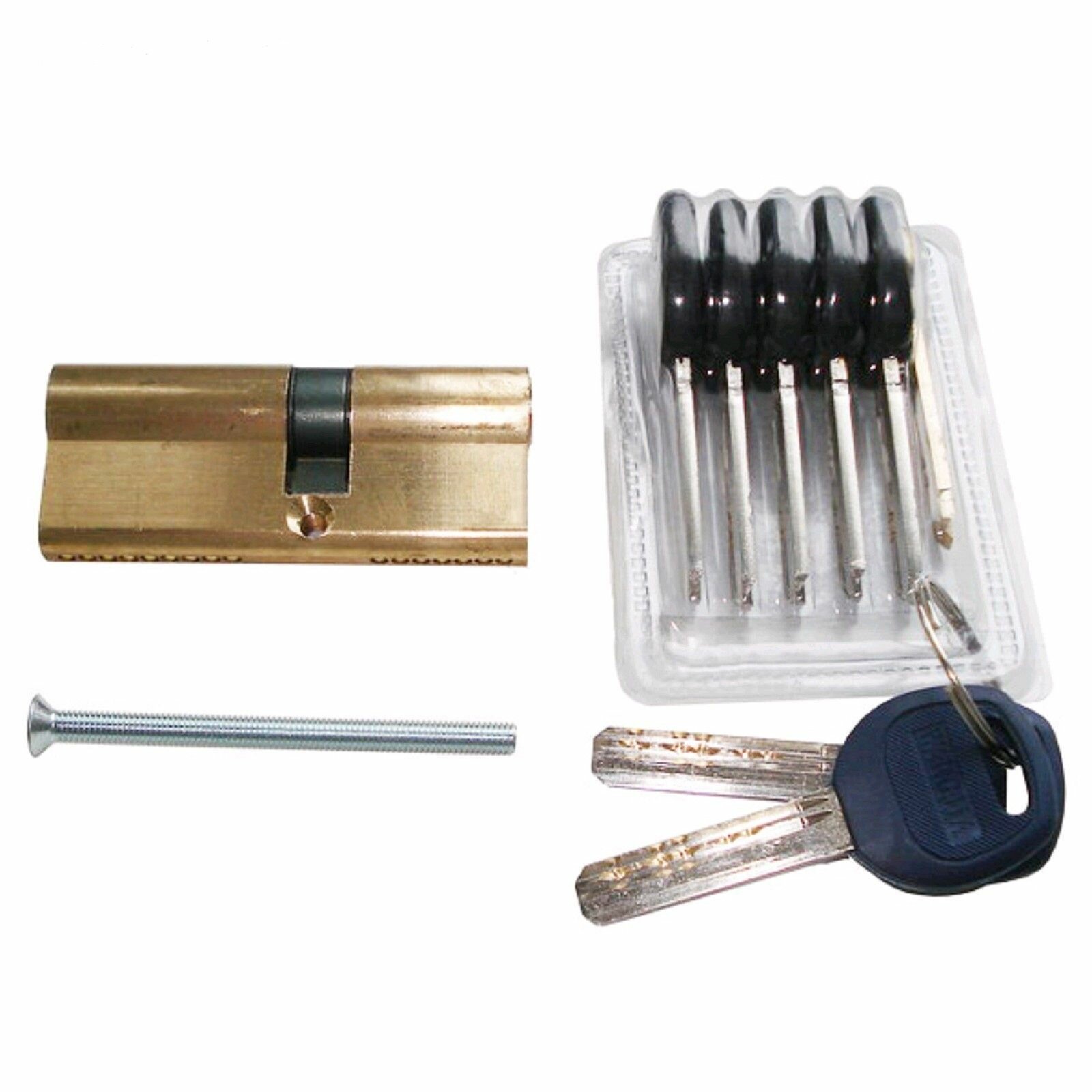 Цилиндровый механизм MARLOK с монтажными ключами, 75 мм (32,5х42,5 мм) 5+2 ключа, латунь