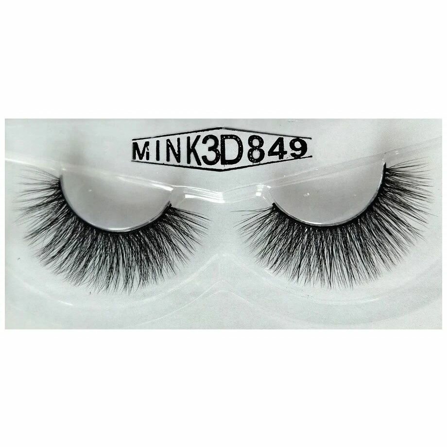 Накладные ресницы FARRES "Mink 3D", 849, черные