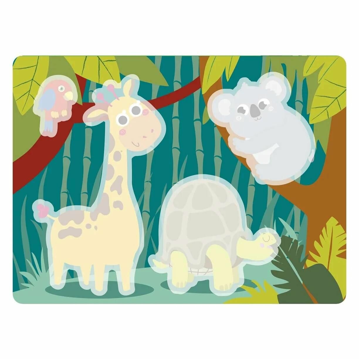 Раскраска водная Стрекоза Многоразовая. Зверюшки. Выпуск 6. 2019 год