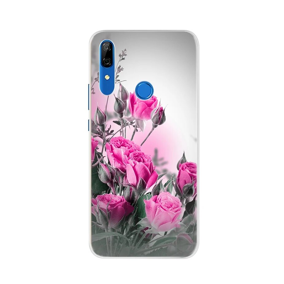 Силиконовый чехол Huawei P Smart Z, Цвет: Темно-серый