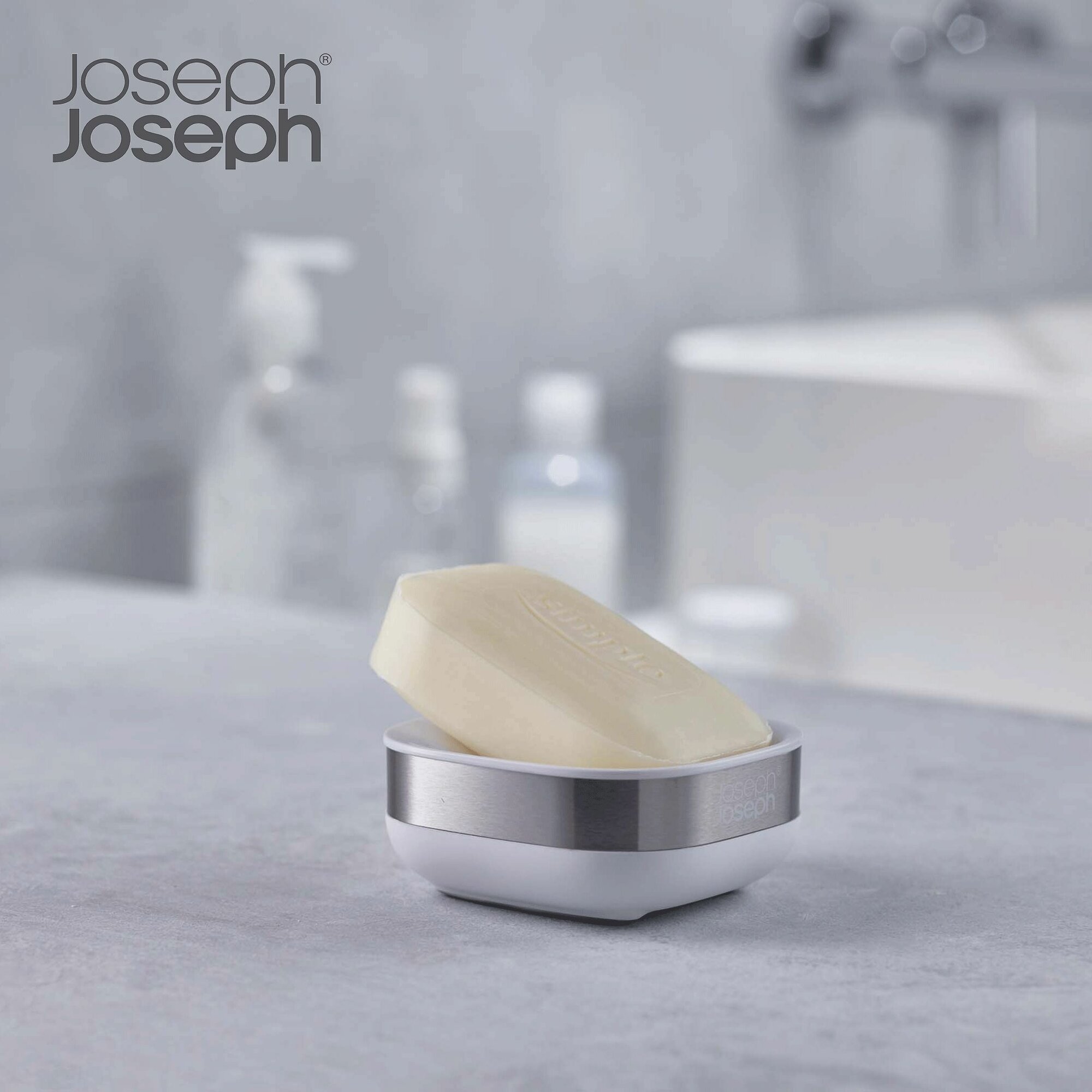 Мыльница Joseph Joseph "Slim Compact " 70533, нержавеющая сталь