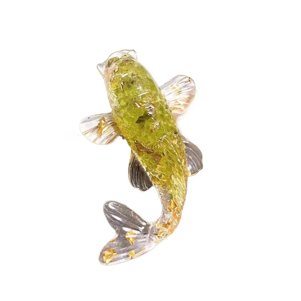 Кристальные фигурки золотых рыбок P