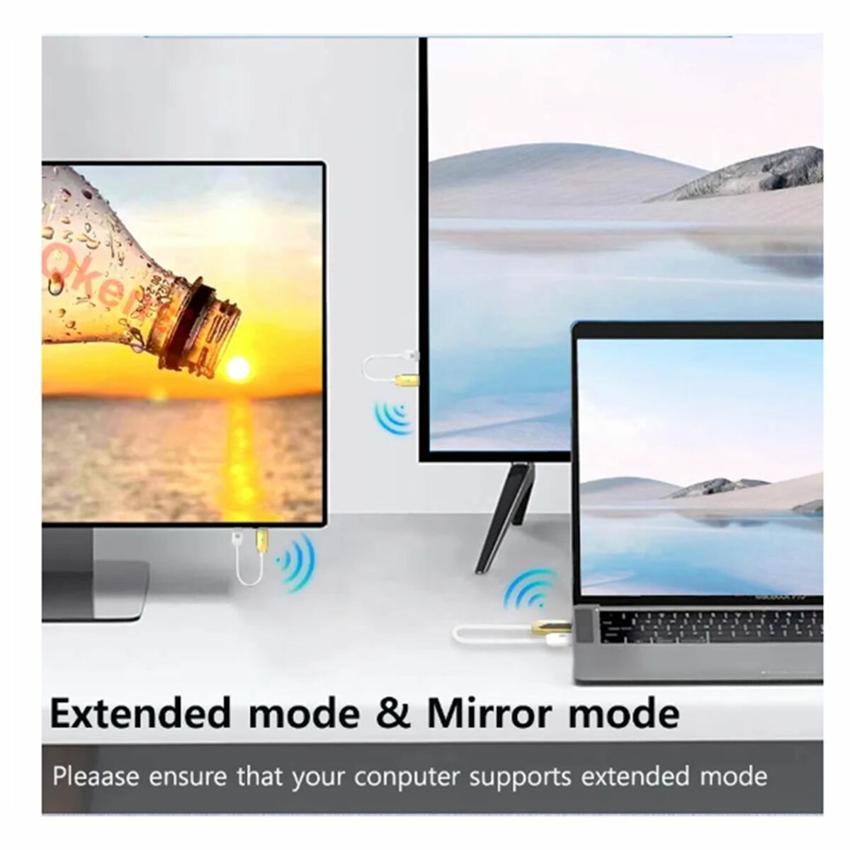 5G 30M беспроводной HDMI-совместимый удлинительный кабель (белый) Бытовая электроника (белая)