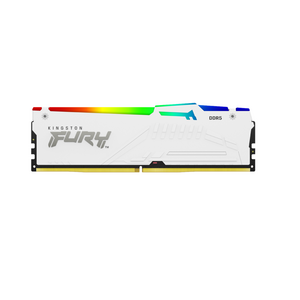 Оперативная память Kingston Память оперативная/ Kingston 64GB 6000MT/s DDR5 CL40 DIMM (Kit of 4) FURY Beast White RGB XMP