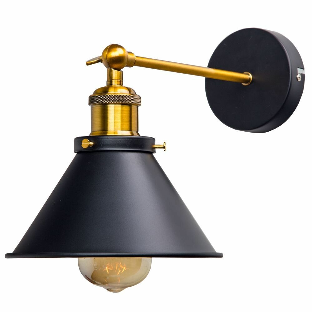 Настенный светильник в стиле ретро, в комплекте без лампочек, E27