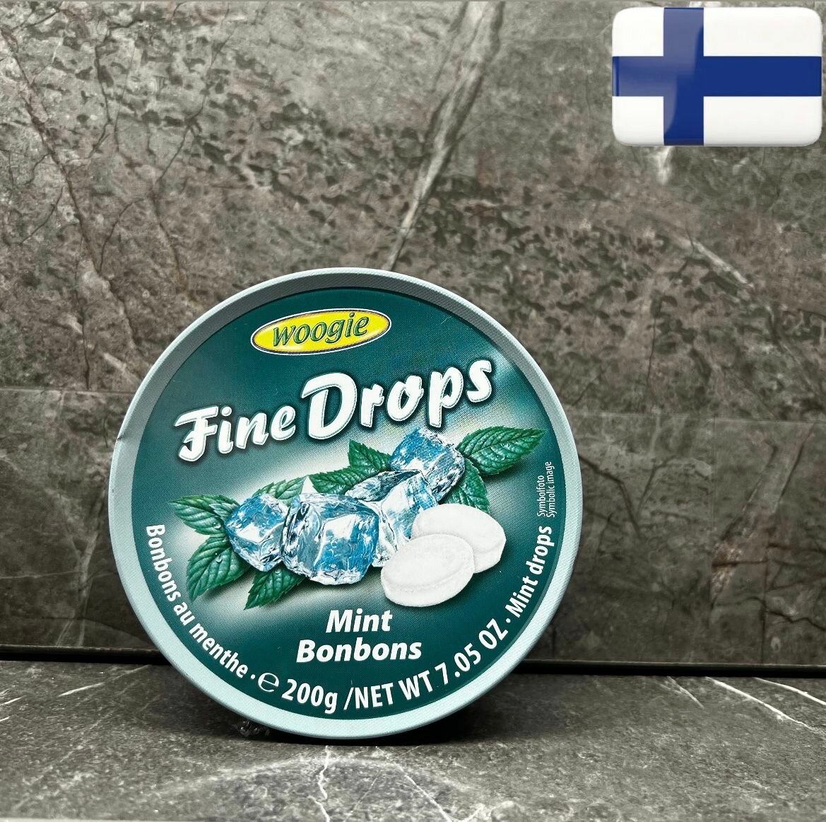 Леденцы Woogie со вкусом мяты (мятные) 200 гр.