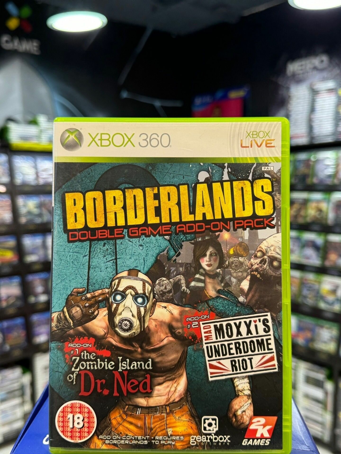 Игра Borderlands Double Game Add-On Pack (Xbox 360) (Box)