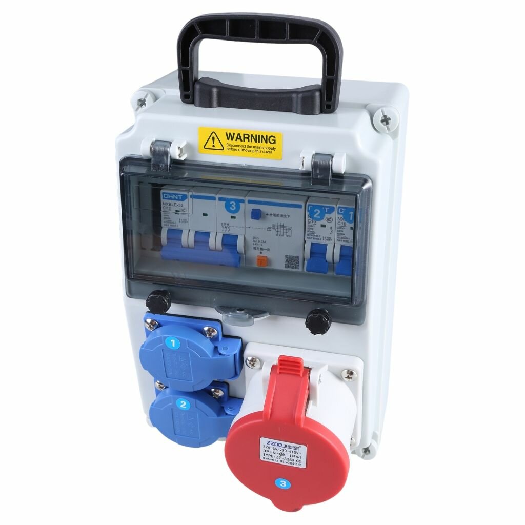 Настенный распределитель питания с розеткой