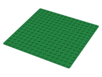 Baseplate 16 x 16, 3867 Green U