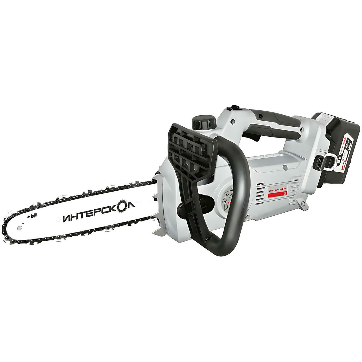 Пила цепная аккумуляторная ИНТЕРСКОЛ ПЦА-10/18В АПИ (1 АКБ х 4.0Ah)