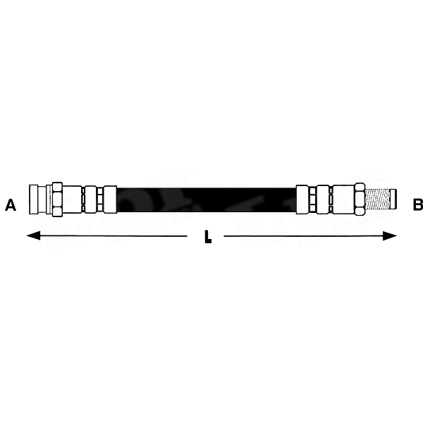 LPR 6t46426 (6T46426 / MB082157 / MB129744) шланг тормозной