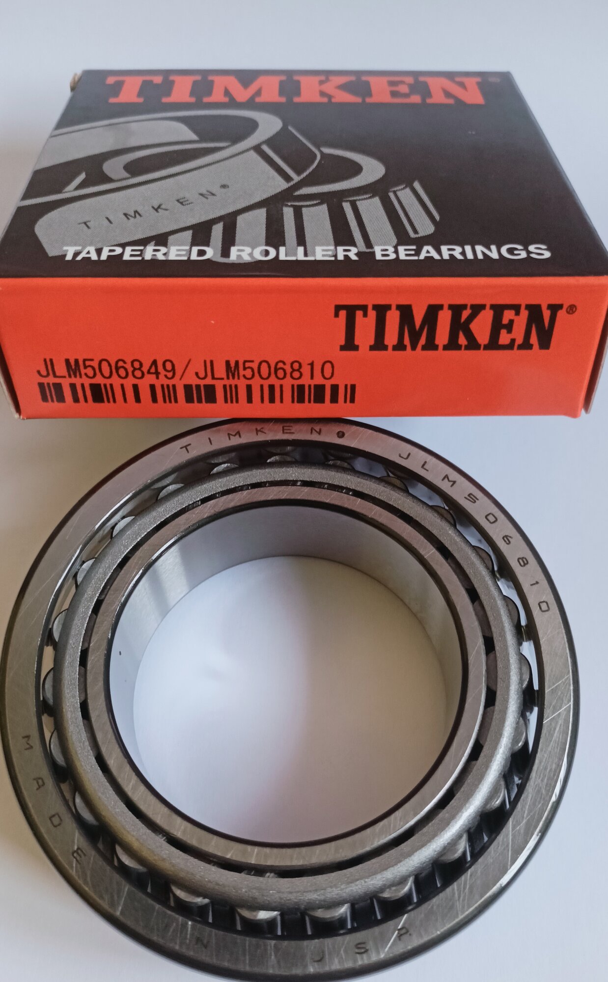 Подшипник TIMKEN JLM506849/JLM506810 роликовый радиально-упорный конический однорядный (90х55х23)